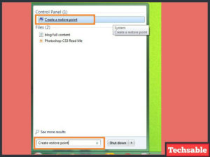 How To Use System Restore On Windows - Techsable