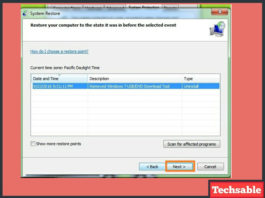 How To Use System Restore On Windows - Techsable