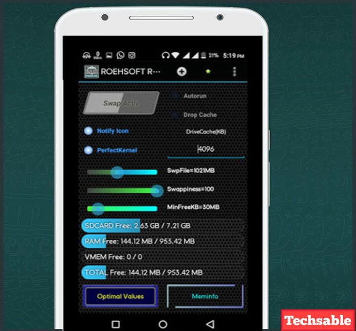 Roehsoft RAM Expander: How To Increase RAM In Android - Techsable