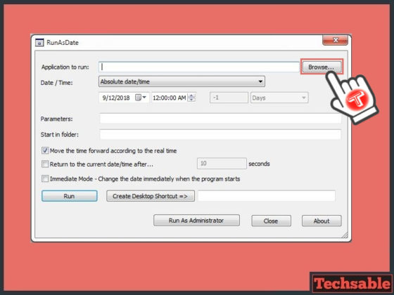 How To Use Software Trial Forever Using Run As Date - Techsable