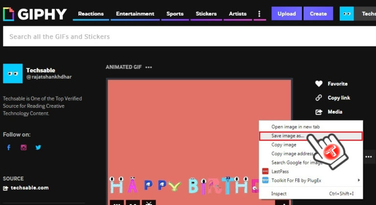 How To Create GIF With Giphy GIF Maker - Techsable