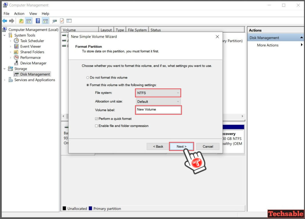 How To Partition C Drive In Windows 10 Without Formatting Techsable