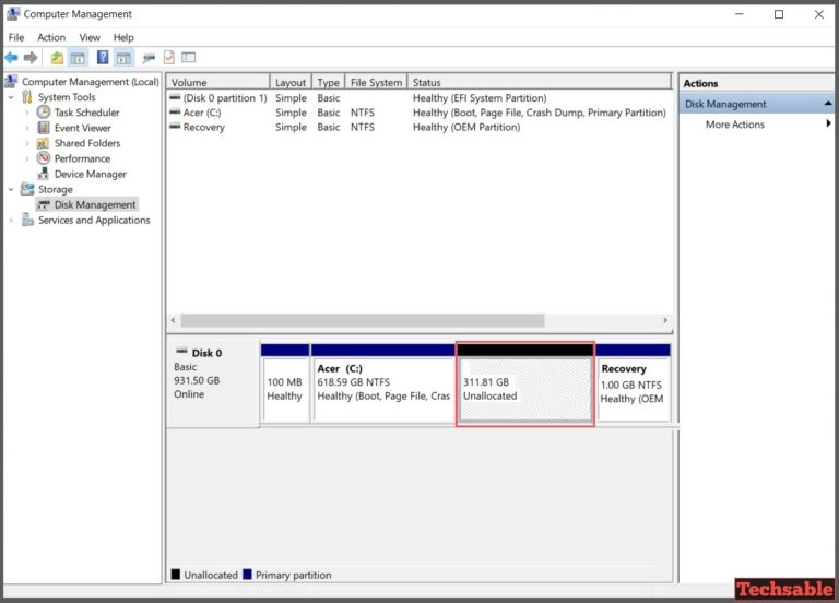How To Partition C Drive In Windows 10 Without Formatting - Techsable